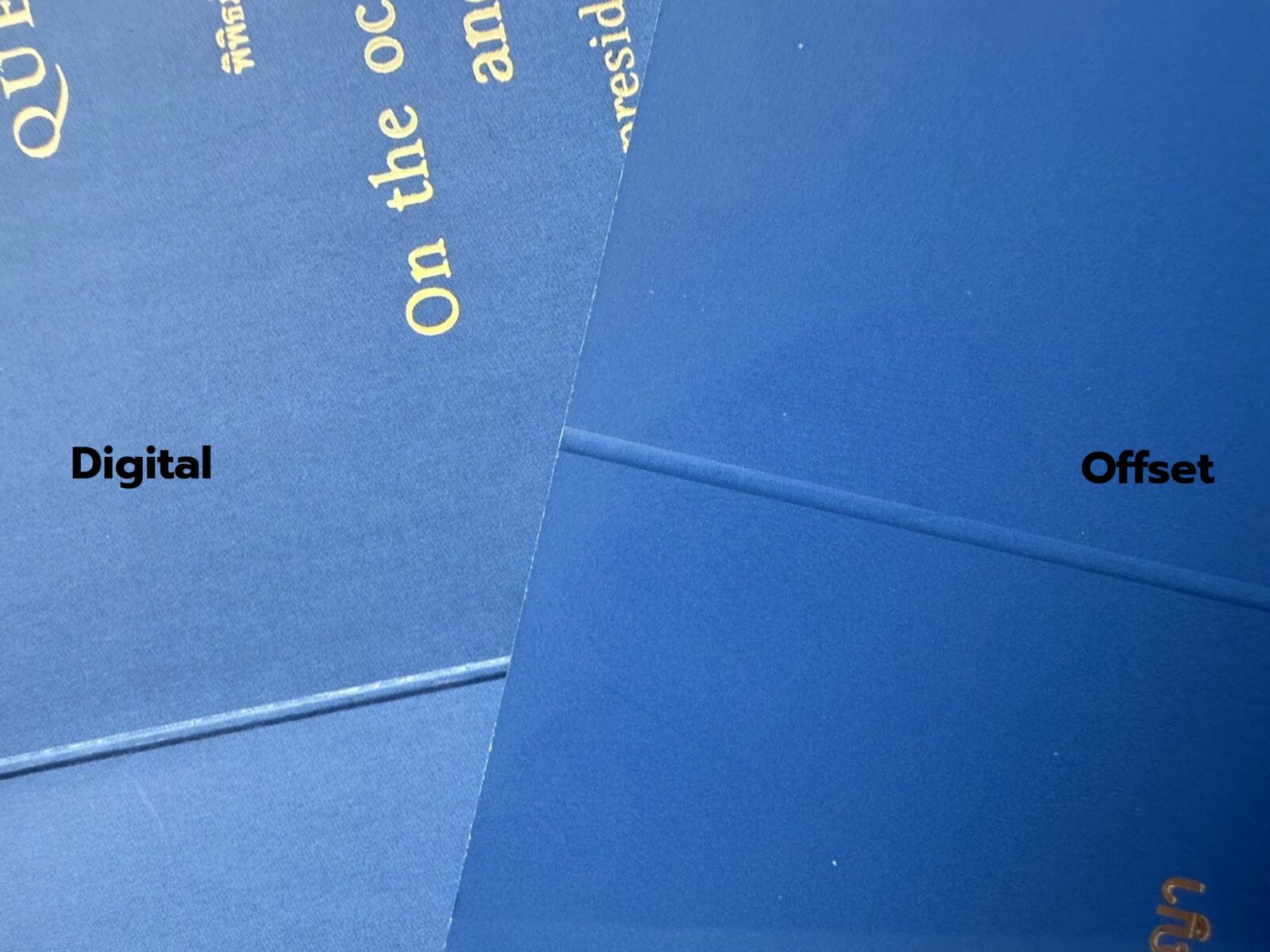 เปรียบเทียบรายละเอียดงานพิมพ์ Digital และ Offset ที่คุณควรรู้ | รอยัล ...